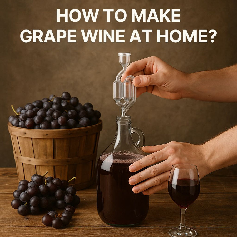 How to Make Grape Wine at Home | Easy Homemade Recipe